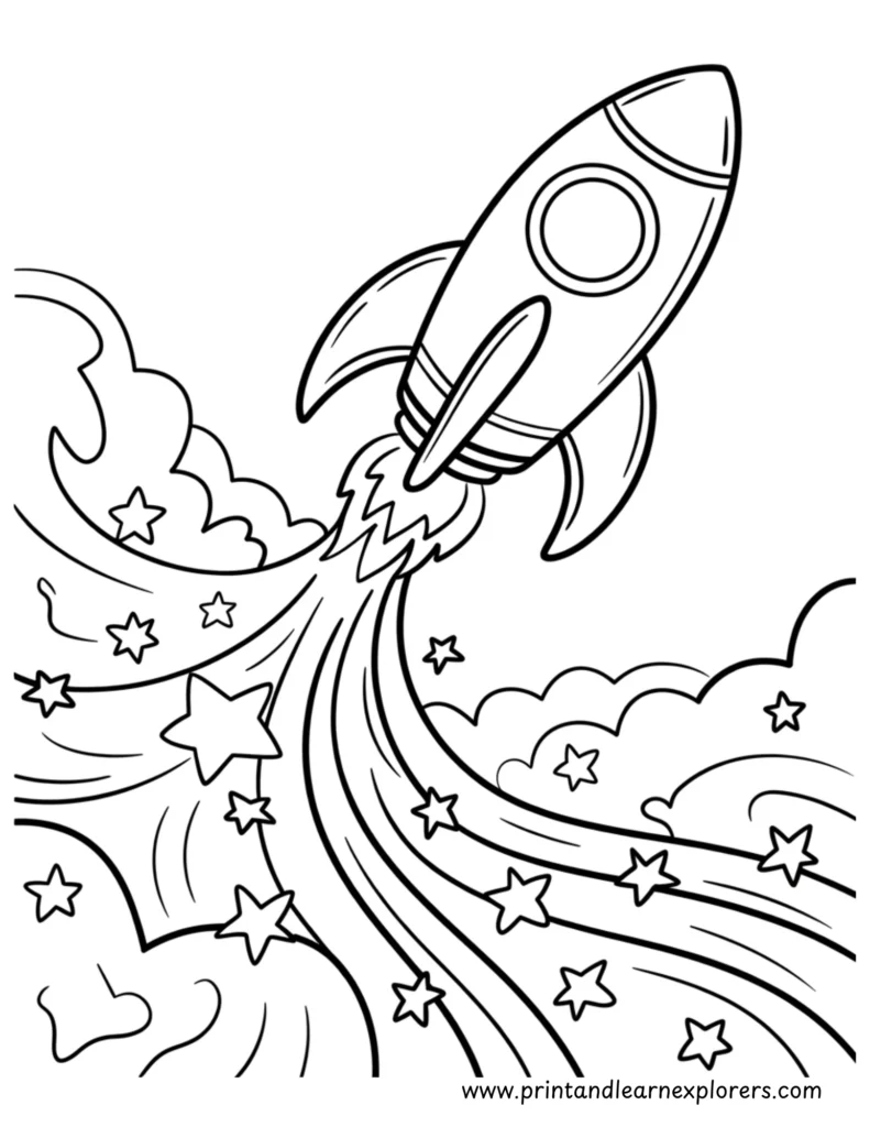 53 Space Coloring Pages: Free Printable Astronauts, Rockets & Planets ...